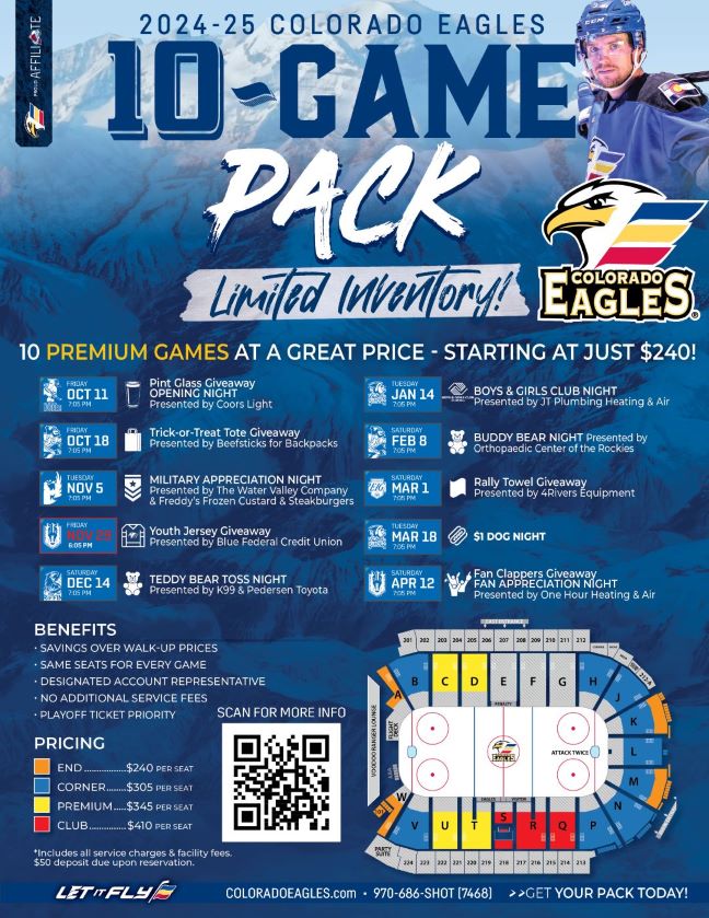 Partial Ticket Plans | Colorado Eagles
