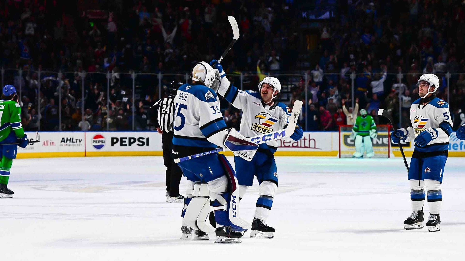 Colorado Rallies for 3-2 Shootout Win over Canucks | Colorado Eagles