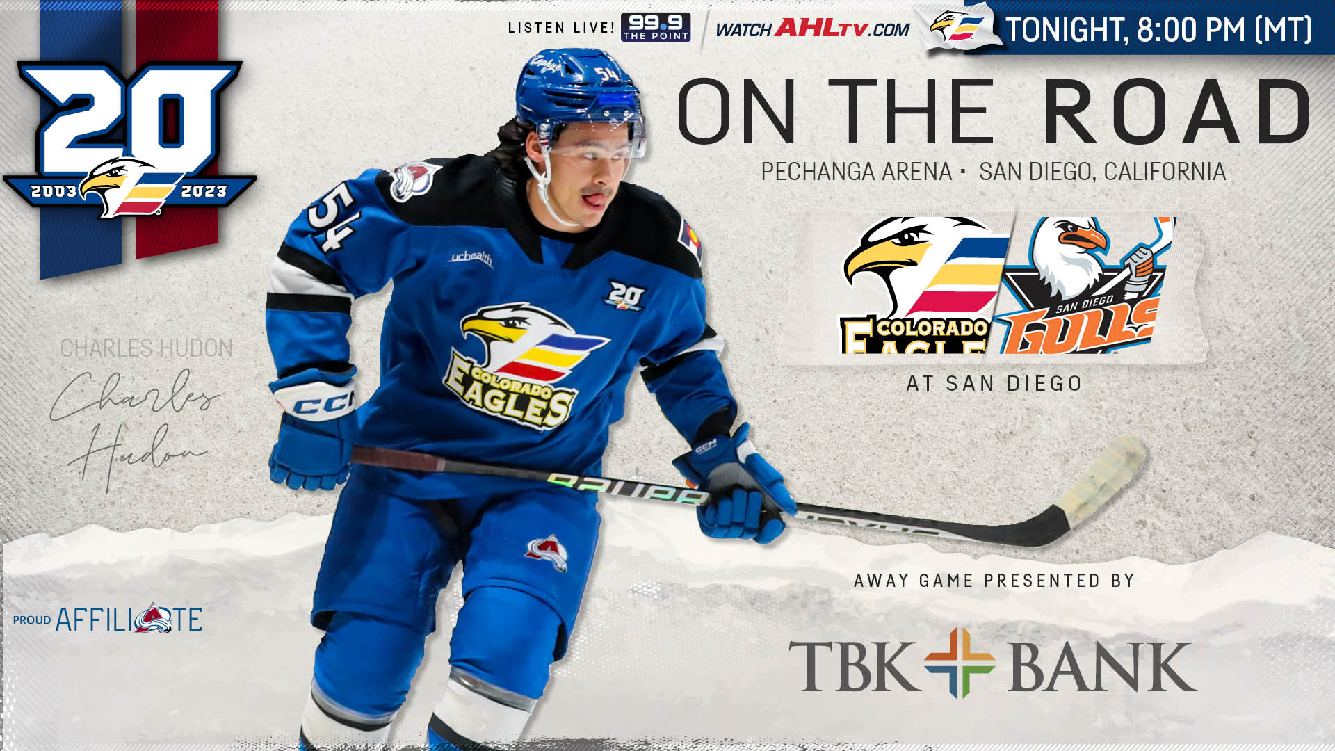 Colorado Kicks-Off California Road Trip Against San Diego | Colorado Eagles