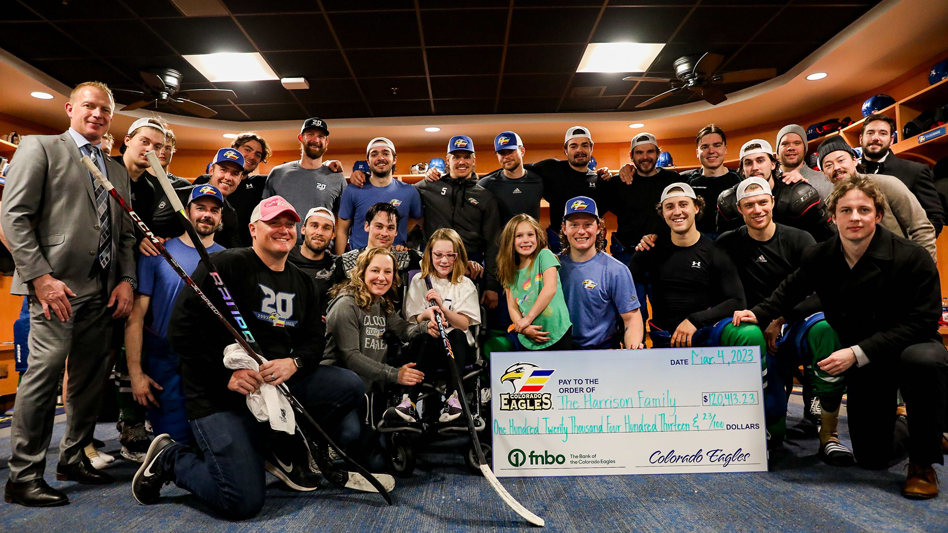 Pot of Gold Night Raises $121,413 for Harrison Sisters, Eagles Fall 6-5 ...