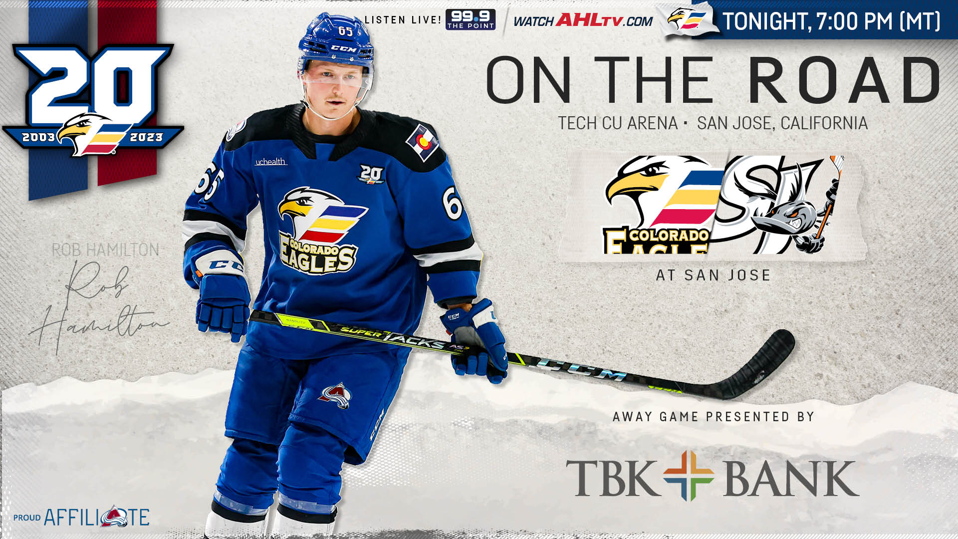 Eagles Kick off Three-Game California Road Trip Against Barracuda ...