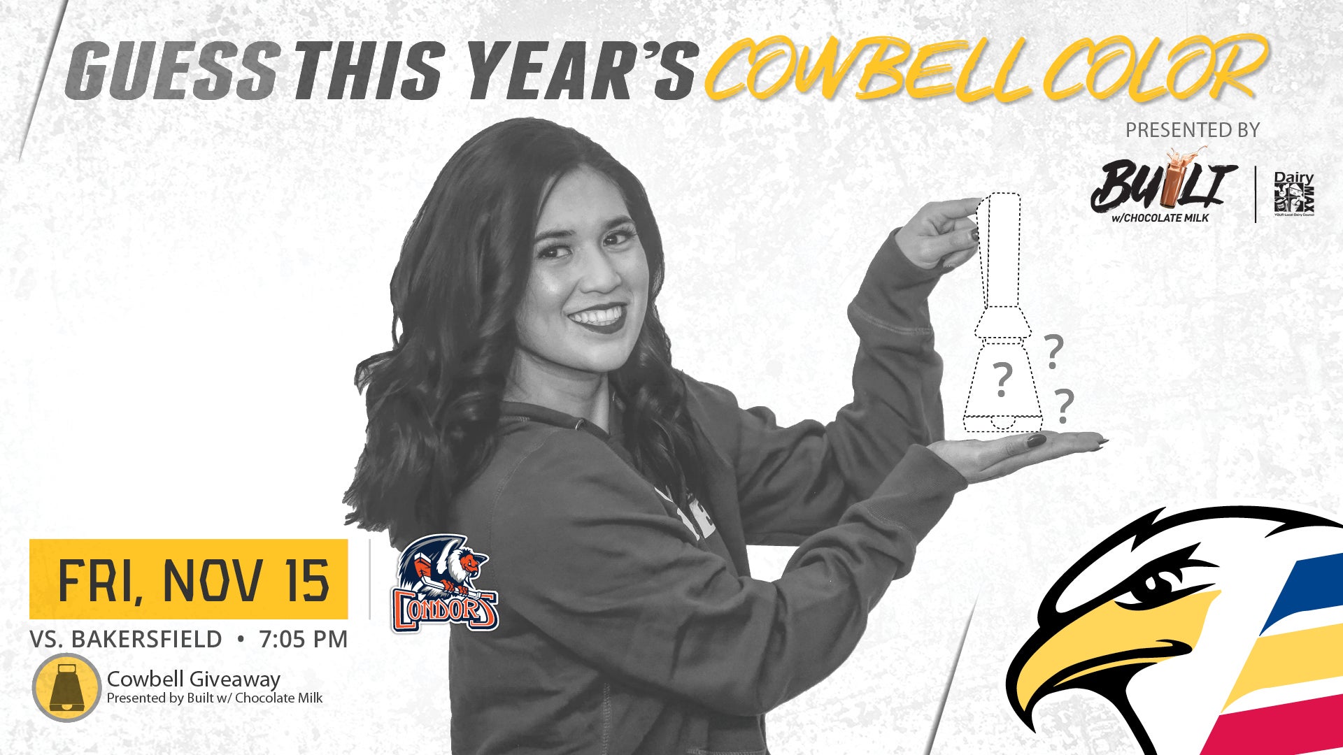 Guess the 2019 Cowbell Color | Colorado Eagles