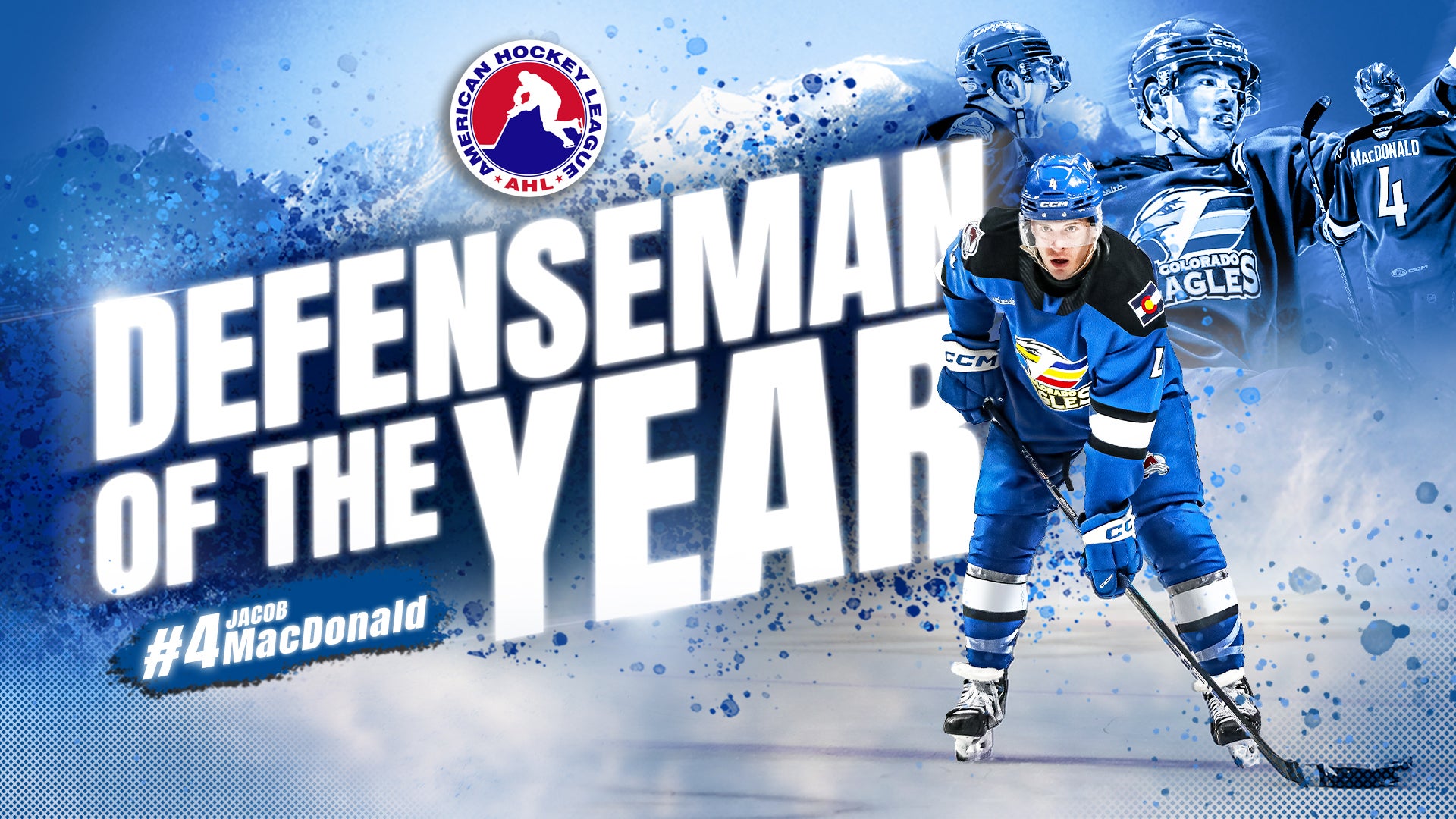 Jacob MacDonald Wins Eddie Shore Award | Colorado Eagles