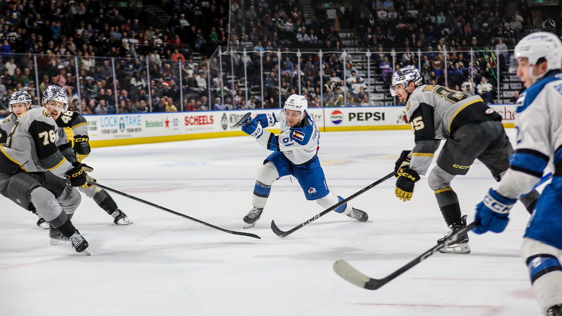 Toporowski Leads Rally in Colorado’s 3-2 OT Victory over Silver Knights ...