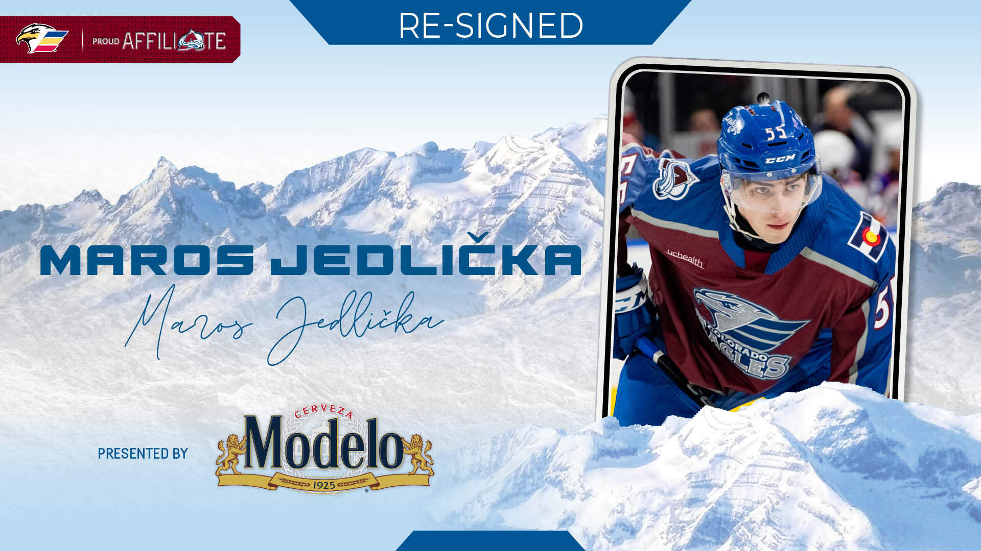Colorado Eagles Welcome Back Forward Maros Jedlicka | Colorado Eagles