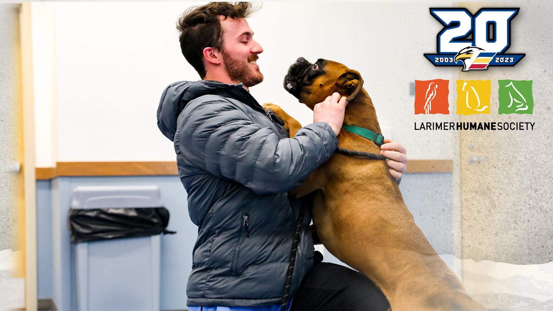 Eagles Players Visit and Lend a Hand in Support of Larimer Humane ...