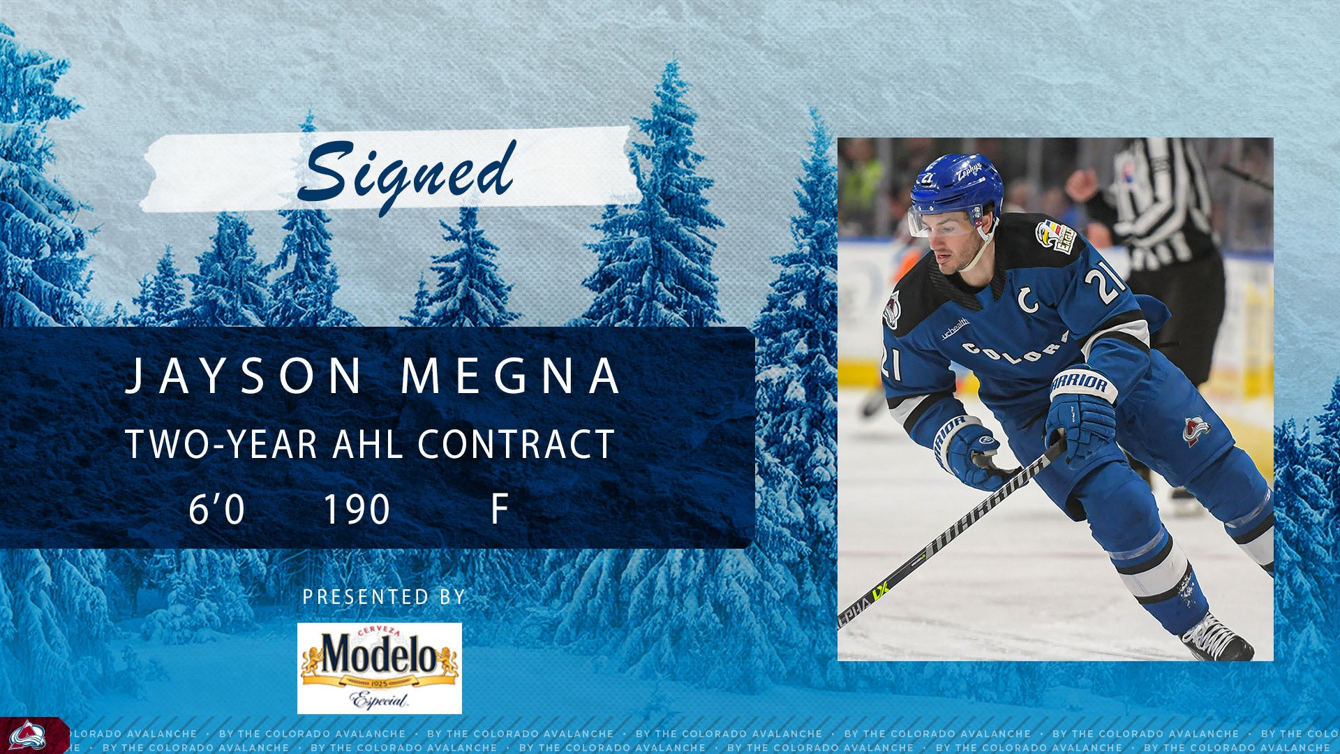 Forward Jayson Megna Returns to Colorado | Colorado Eagles
