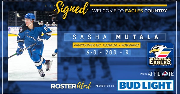Forward Sasha Mutala Returns to Colorado | Colorado Eagles