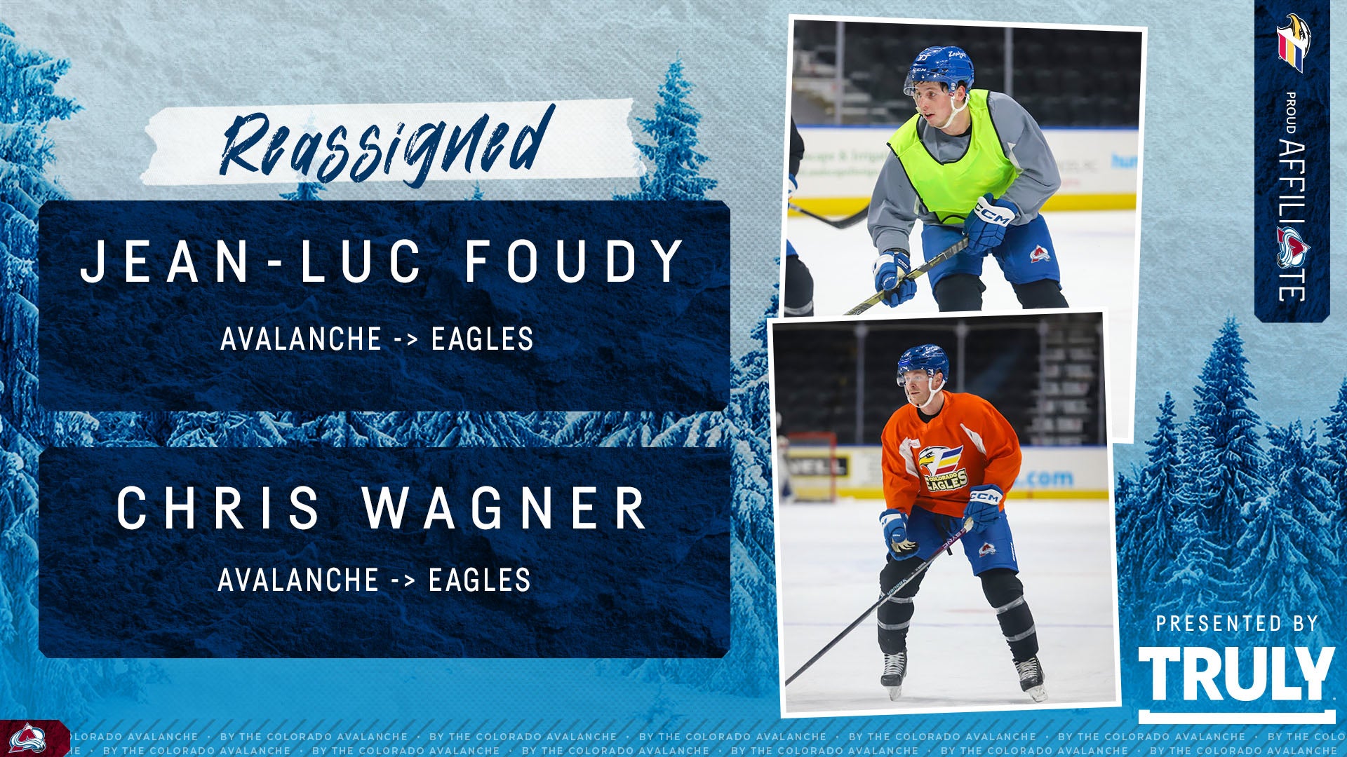 Forwards Foudy, Wagner Reassigned to Colorado Eagles | Colorado Eagles